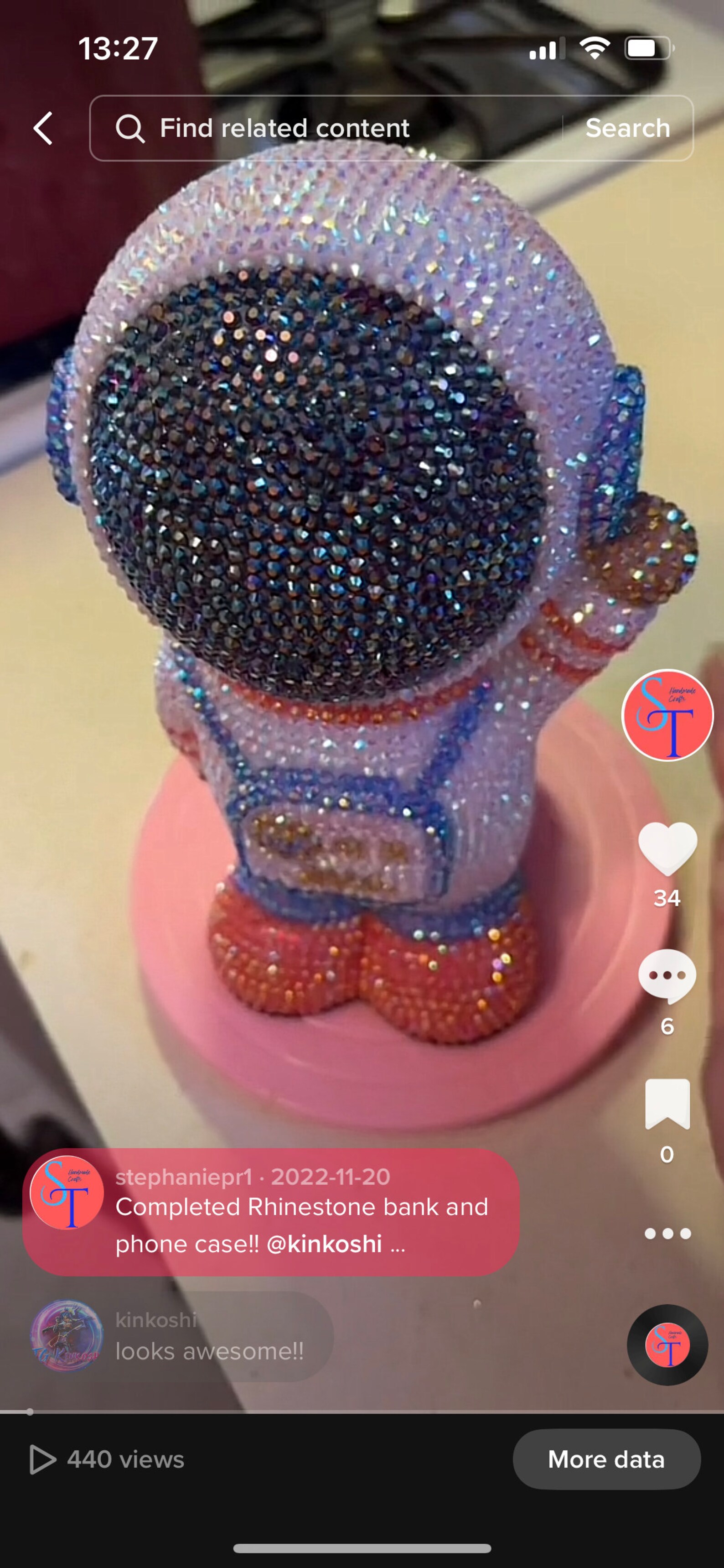 Rhinestone Money Bank - Etsy