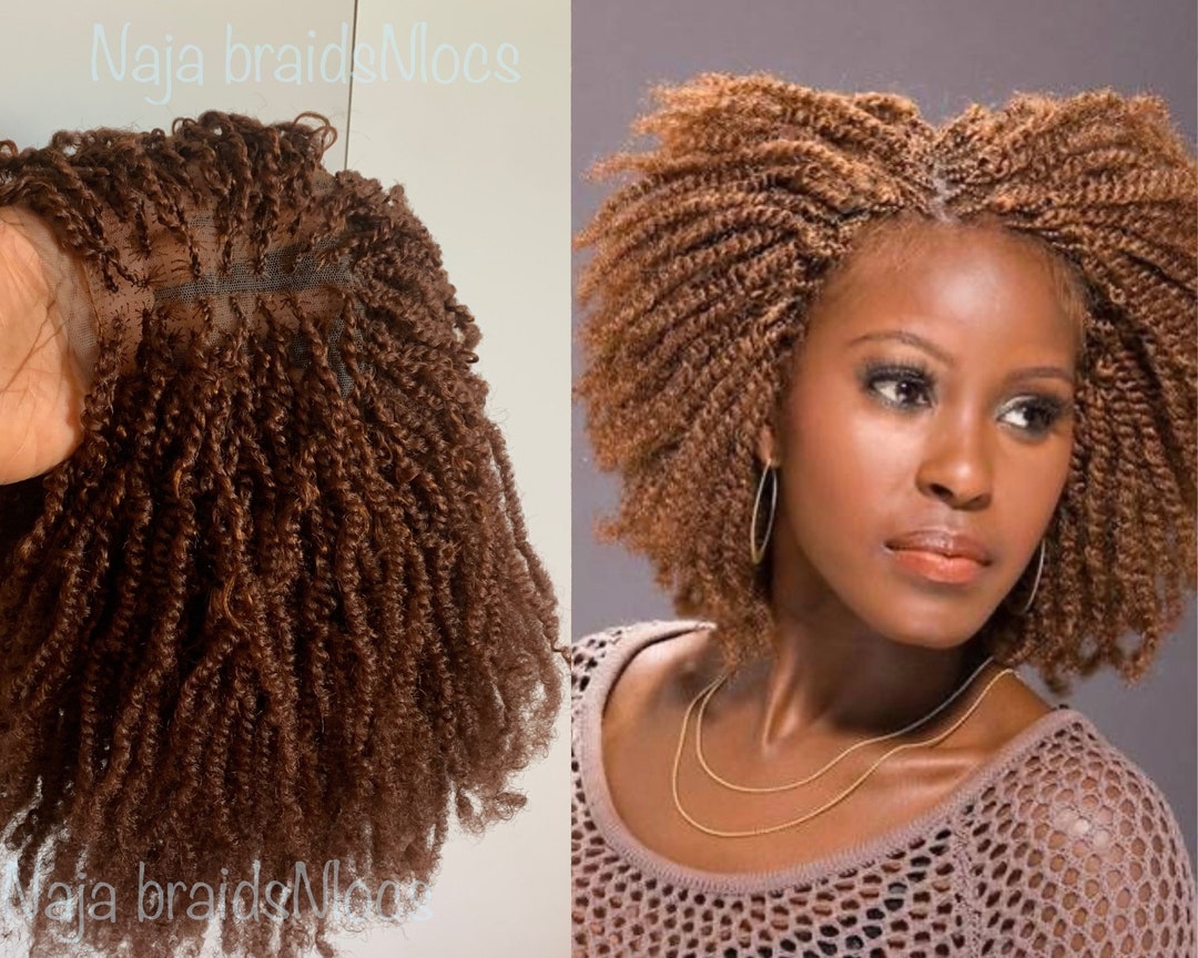 Micro Locs for Black Women, Bob Wig, Short Wig,kinky Afro Wig,box Braid ...