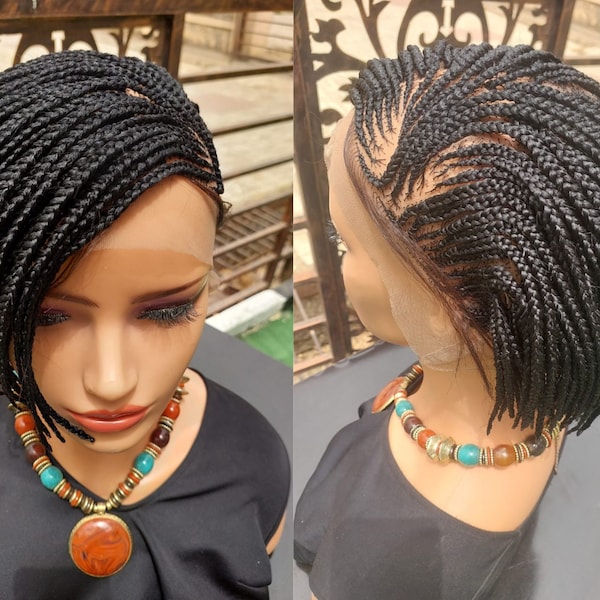 Cornrow Wig Short - Etsy