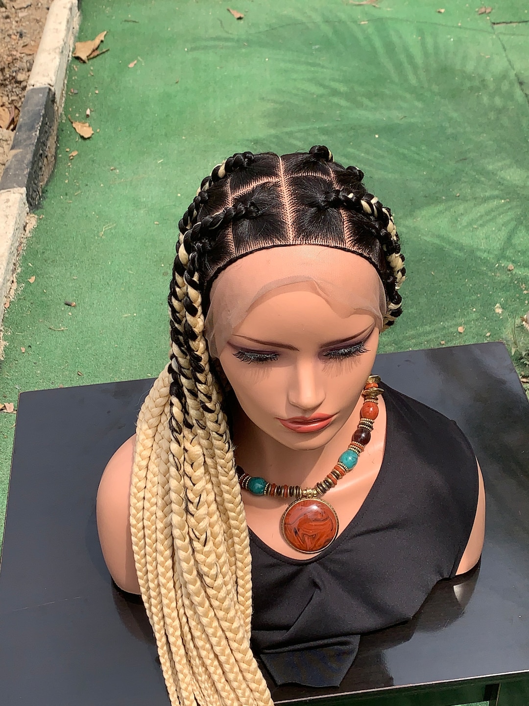 Braided Wig, Braids Wig, Braids for Black Women ,full Lace Wig ...