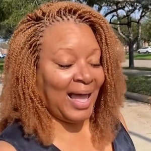 Micro Locs for Black Women, Bob Wig, Short Wig,kinky Afro Wig,box Braid ...