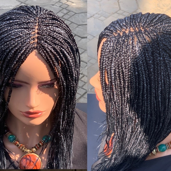 Grey Braided Wigs - Etsy