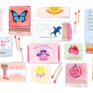 LARGE CUSTOM MATCH Box Digital Download Digital Download Print Wall ...