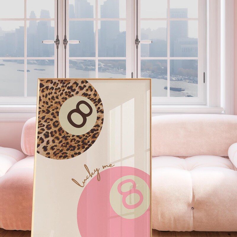 Cheetah 8 Ball - Etsy