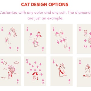 CUSTOM CAT PLAYING Card!! Digital Download Print, Wall Decor, Large ...