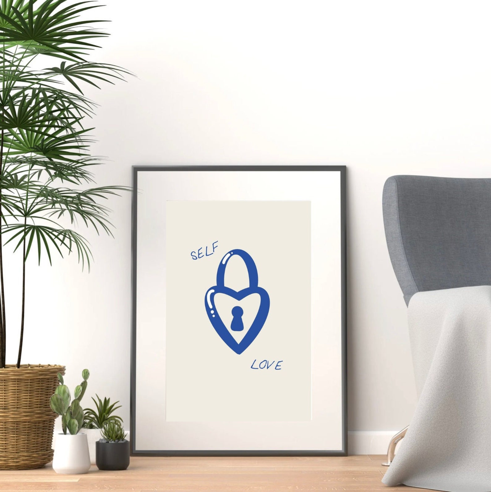 SELF LOVE PRINT, Digital Download Print, Wall Decor, Large Printable ...