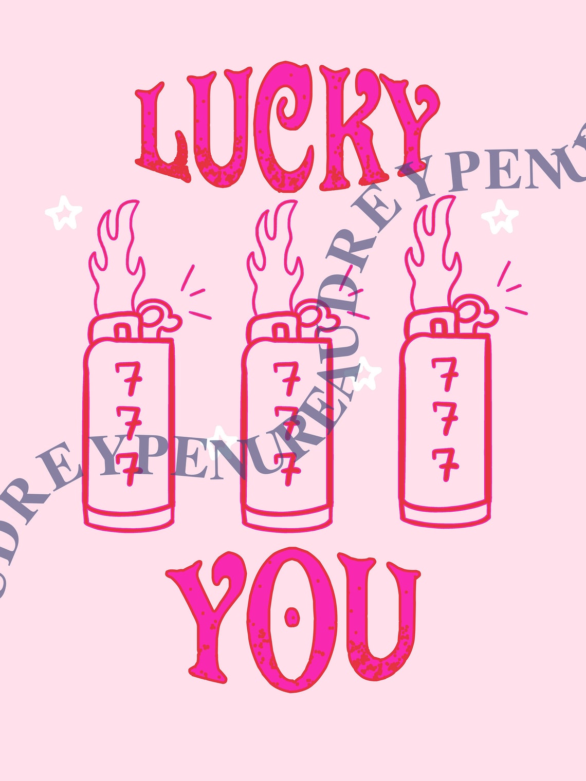 3 LUCKY LIGHTERS - Etsy
