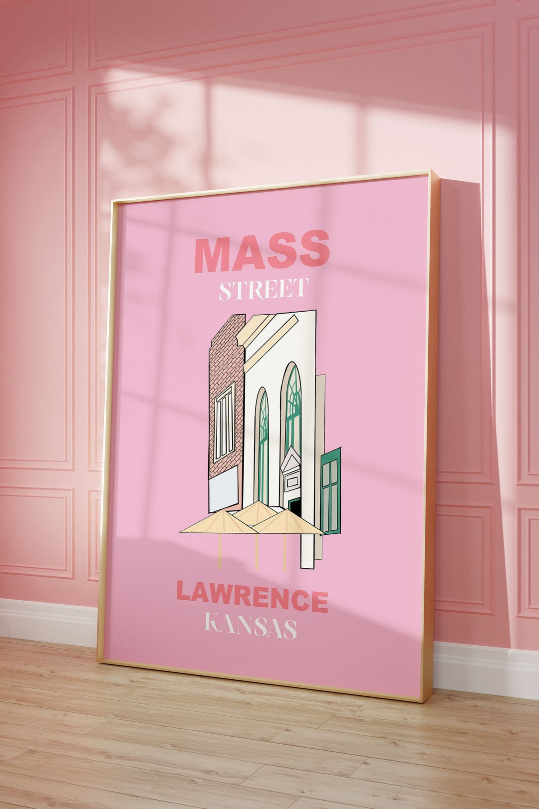 Lawrence, KS MASS St. KU Print! Digital Download Print, Wall Decor ...