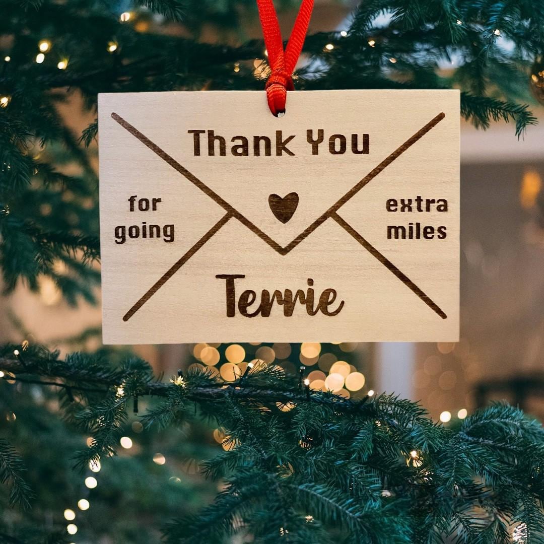 Personalized Mail Carrier Appreciation Ornament - Gift for Mail Lady ...