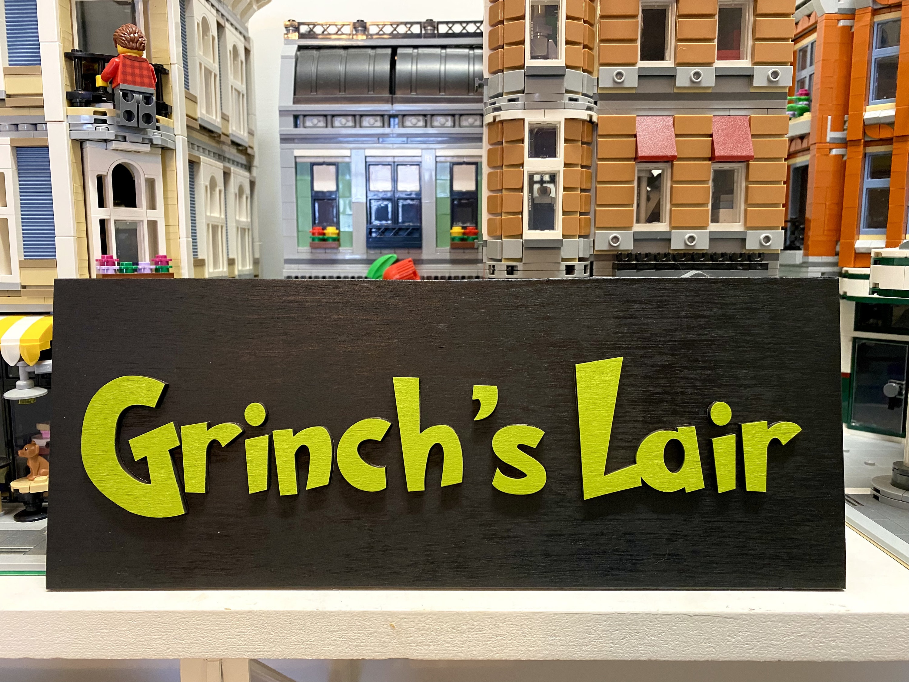 Grinch Sign Grinch's Lair Go Away 3D Wood Sign Grinch Theme Decor ...