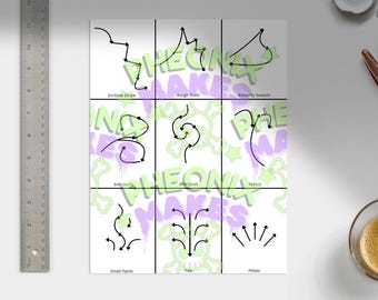 Face Painting Pattern Practice Sheet - Etsy