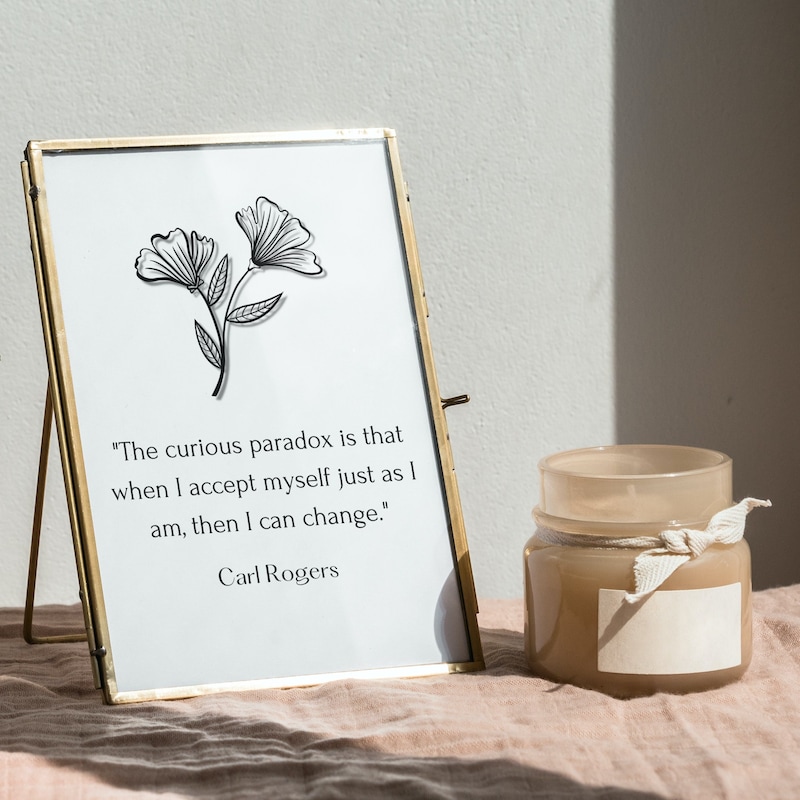 Carl Rogers Quote - Etsy