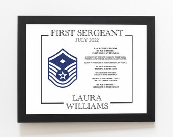 First Sergeant Gift Air Force - Etsy