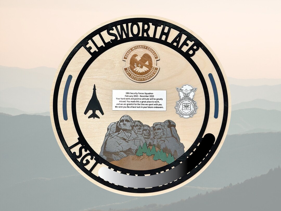 Military Base Design Gift for PCS, Any Base, Air Force Going Away Gift ...