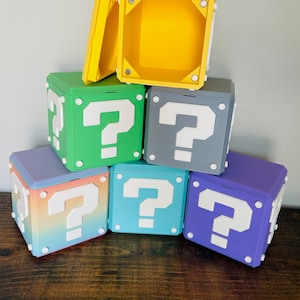 Mario Mystery Box W/ Magnetic Lid - Etsy