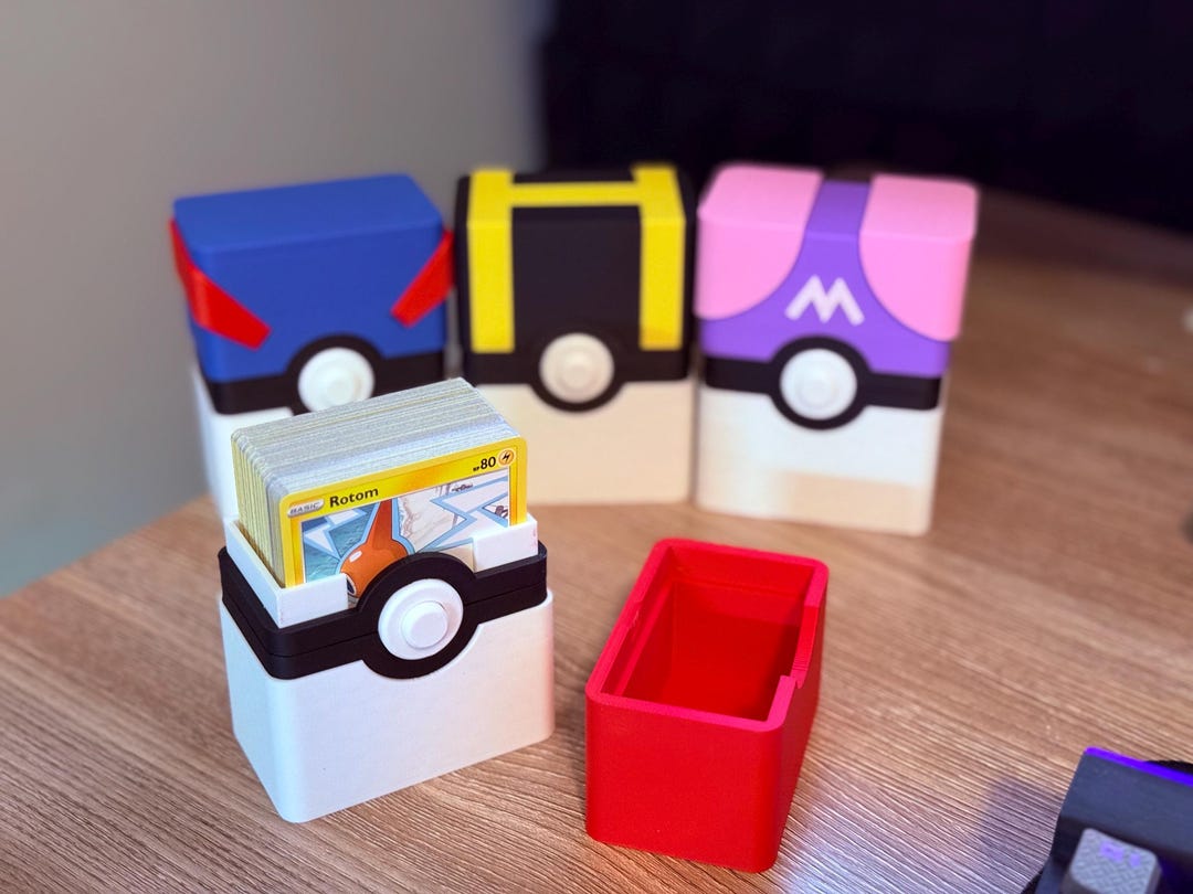 Pokeball Style Deck Boxes. Which Pokeball Will You Choose? - Etsy