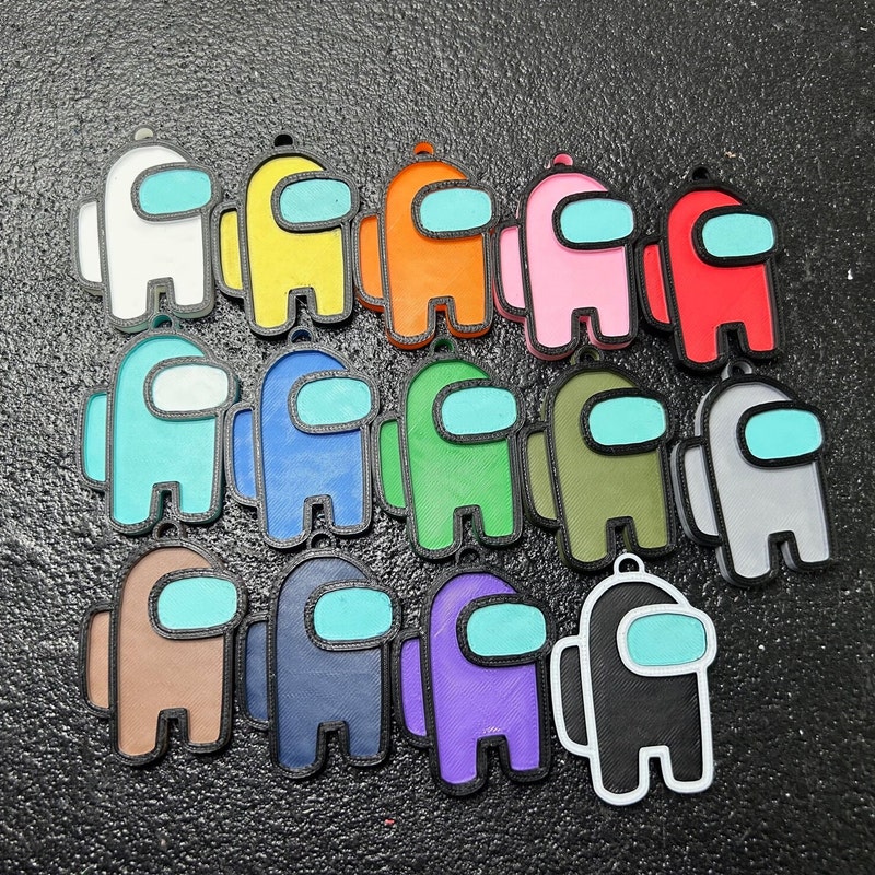 Among Us Keychain - Etsy