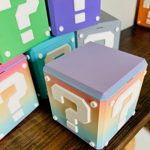 Mario Mystery Box W/ Magnetic Lid - Etsy