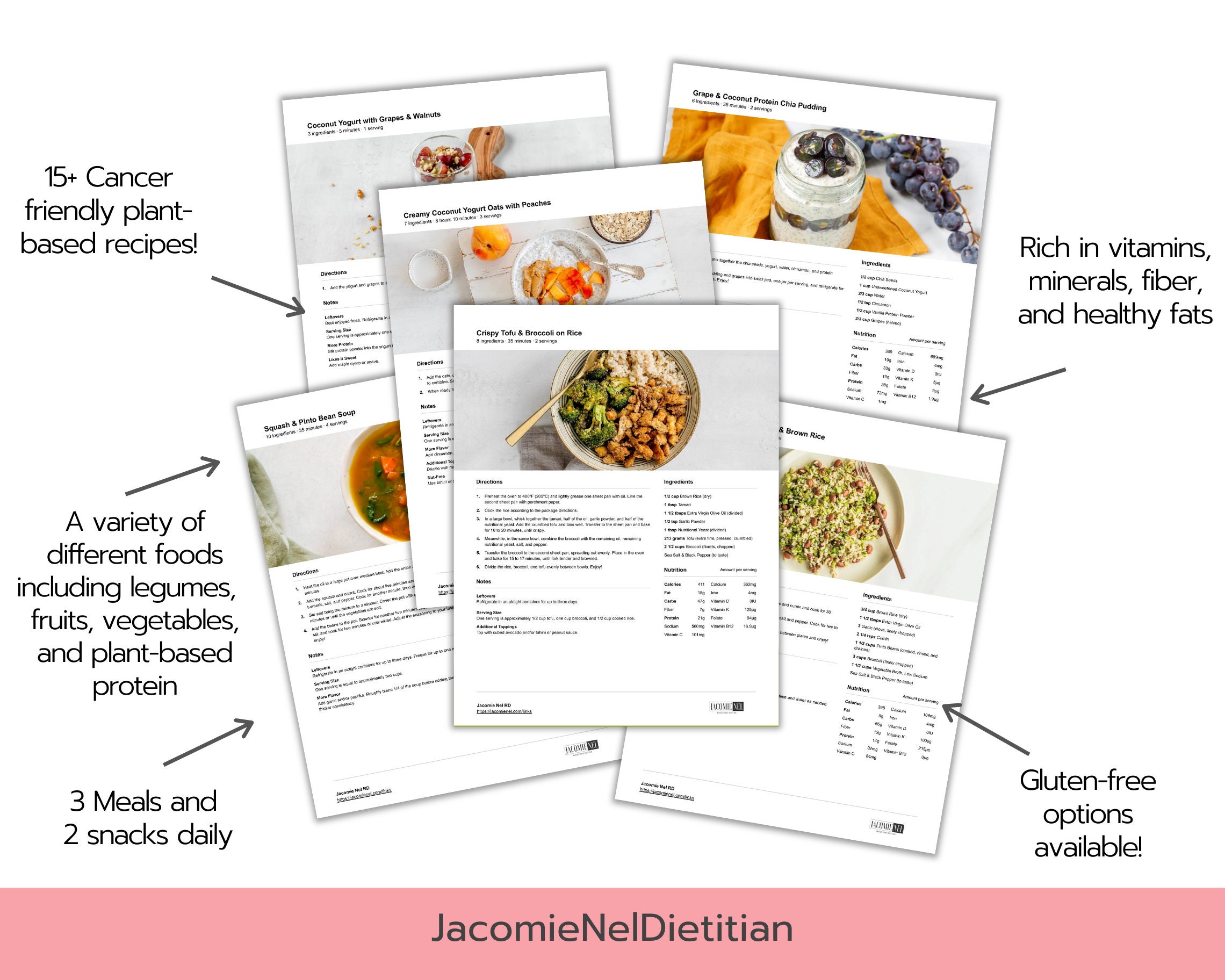 7-day Plant-based Cancer Support Meal Plan With Recipes, Shopping List ...