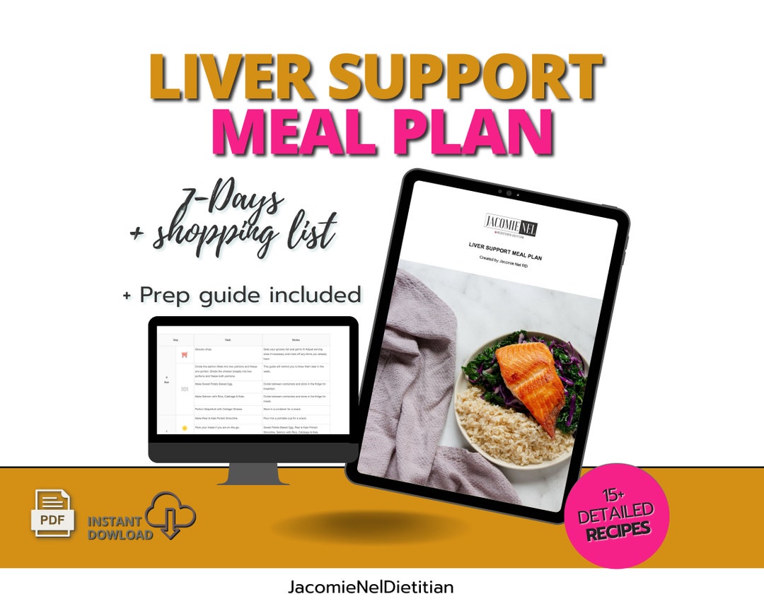 7-day Liver Support Meal Plan Detox & Rejuvenate Your Liver Naturally ...