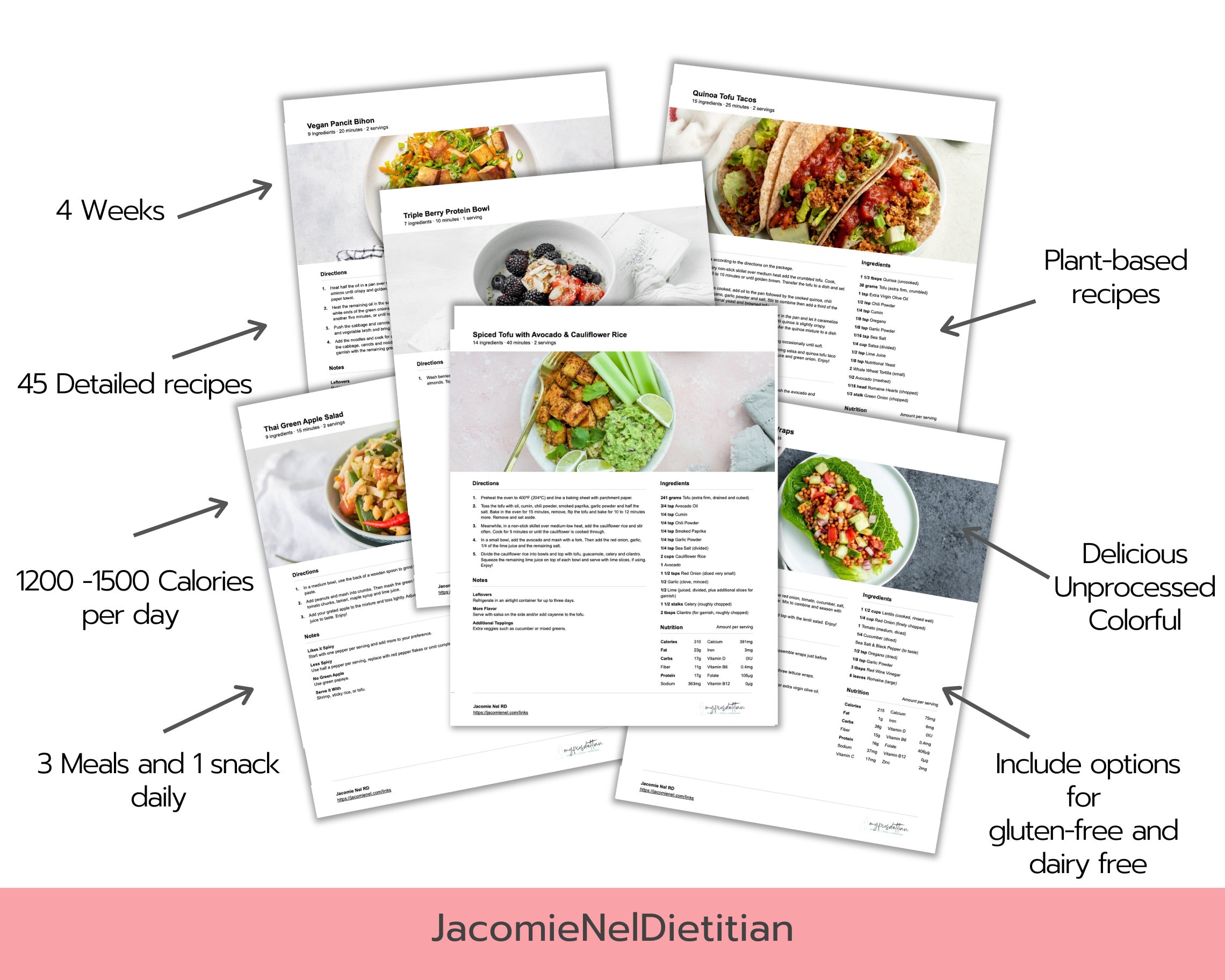 Vegan PCOS Meal Plan for Hormonal Balance and Fertility 4 Week Vegan ...