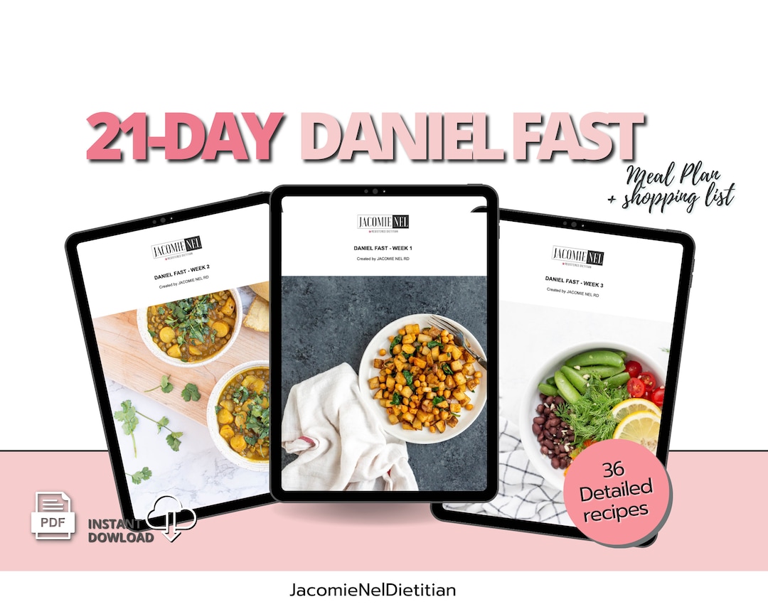 Daniel Fast Meal Plan | 21 Day Biblical Fast | Fasting Recipes - Etsy