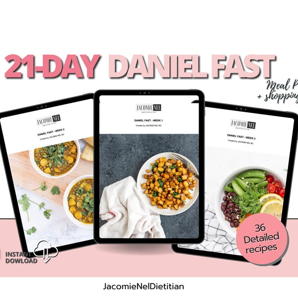Daniel Fast Meal Plan - Etsy
