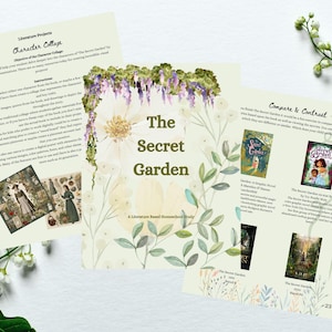 The Secret Garden Literature Based Homeschool Study - Etsy