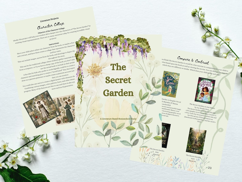 The Secret Garden Literature Based Homeschool Study - Etsy