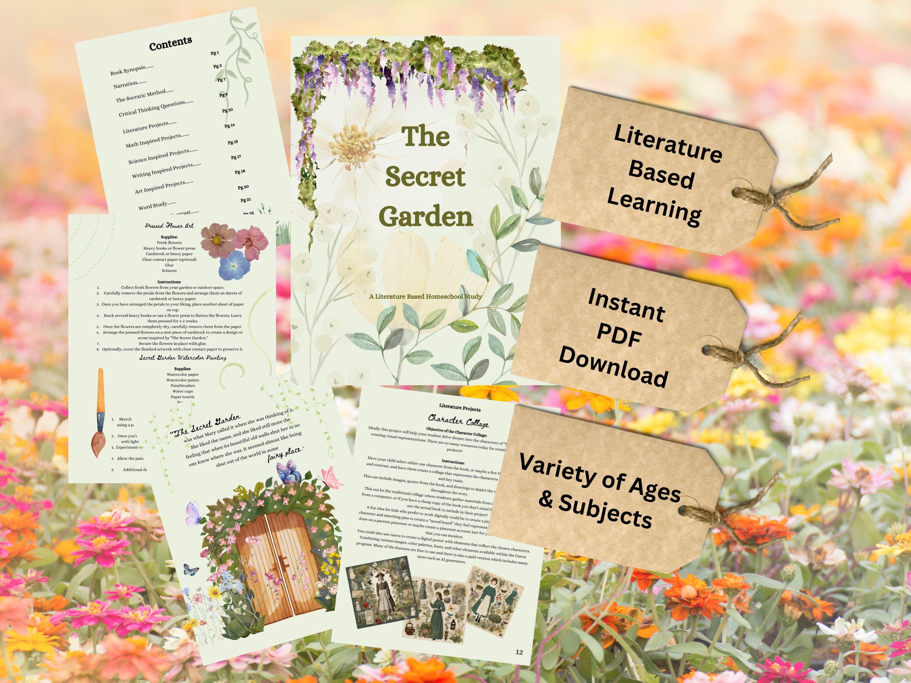 The Secret Garden Literature Based Homeschool Study - Etsy