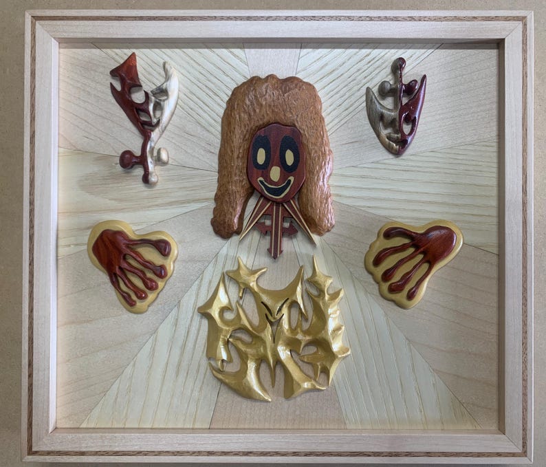 EXETER Album Art (bladee & Ecco2k) - Wooden Wall Art - Etsy