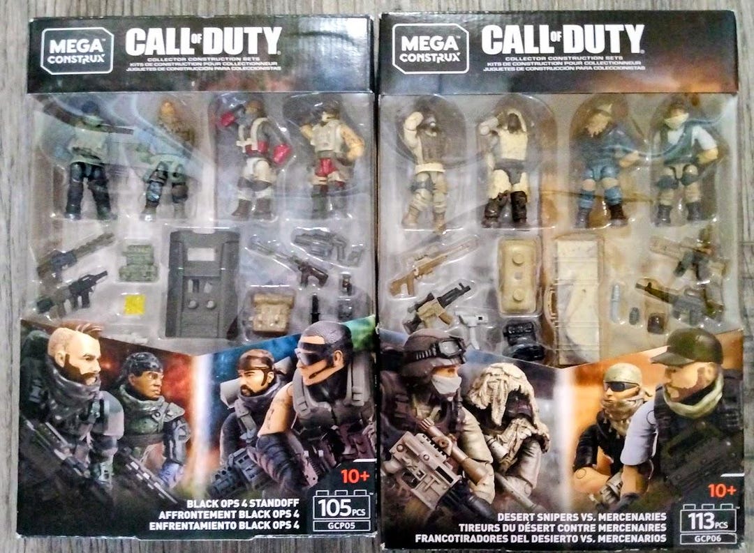 MEGA CONSTRUX Call of Duty Desert Snipers / Black OPS 4 Standoff GCP06 ...