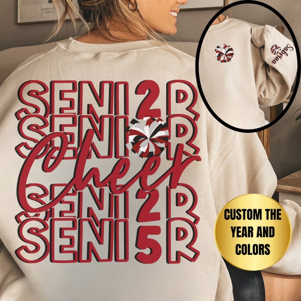 Senior Cheerleader 2025 Sweatshirt - Etsy