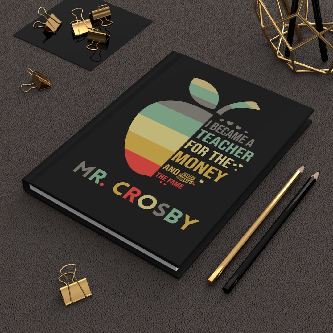 Funny Gift for Male Teacher Appreciation Gift Best Teacher Journal ...