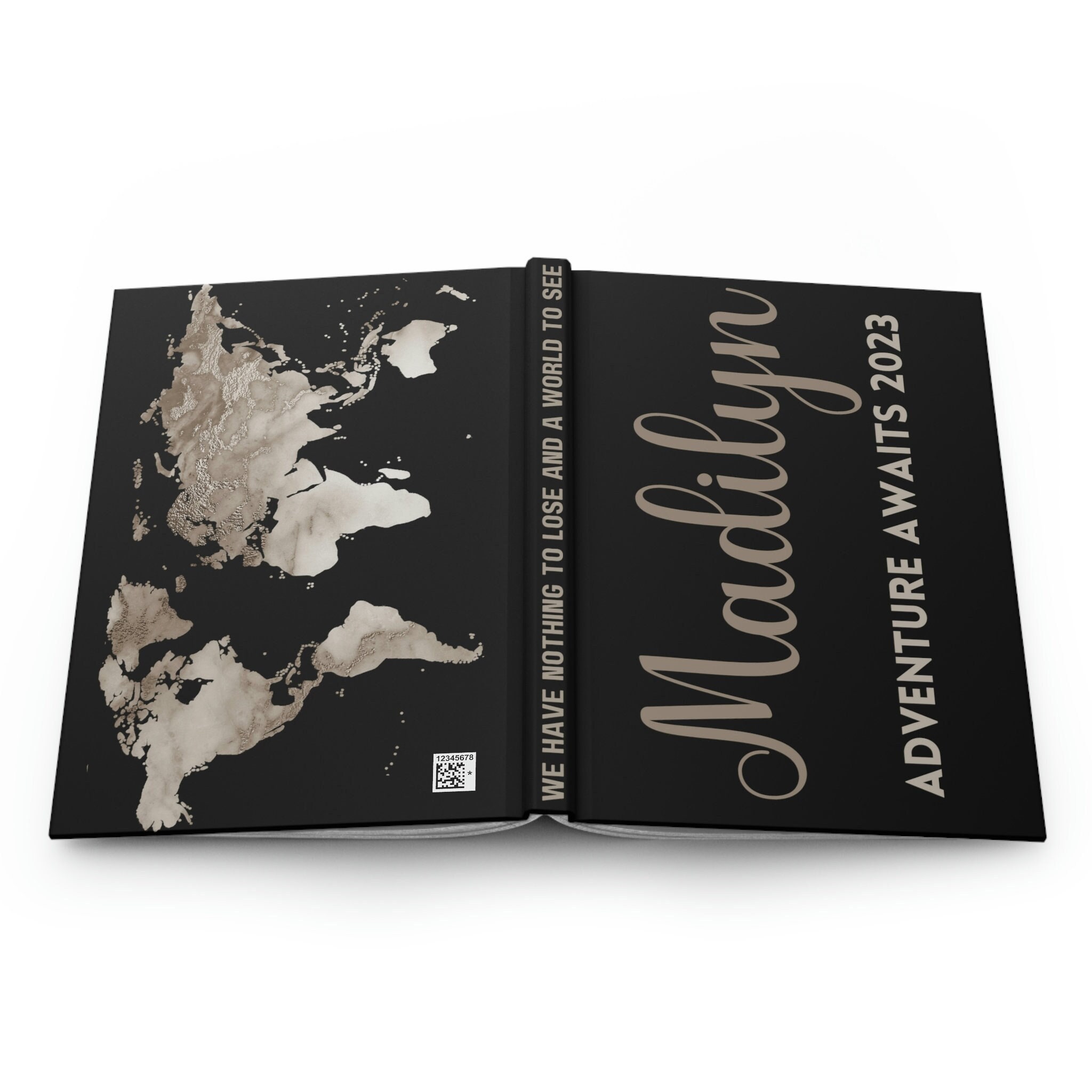 Travel Journal Personalized World Map Journal Our Adventure - Etsy