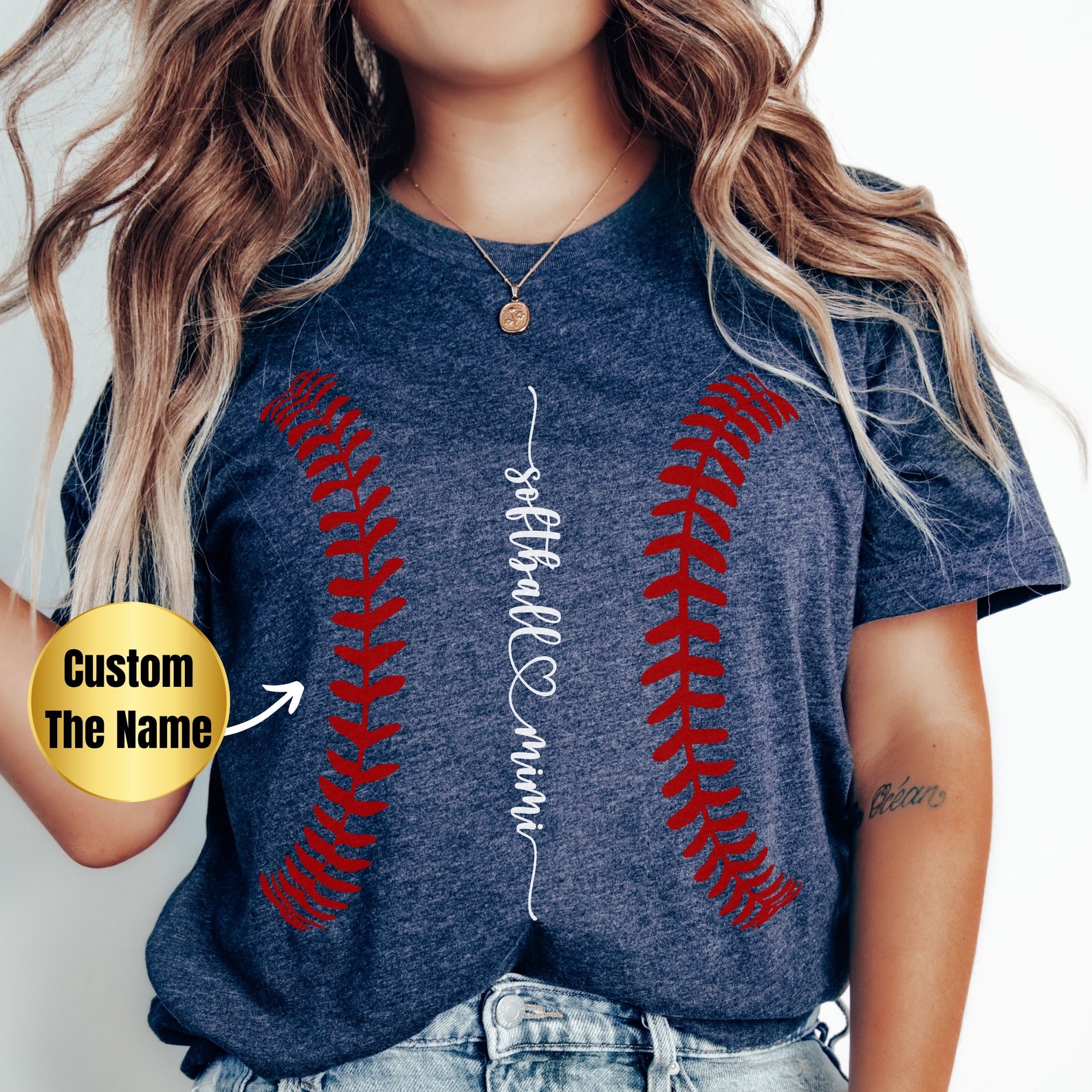 Mimi Softball Shirt With Kids Name Custom Softball Mimi T-shirt ...
