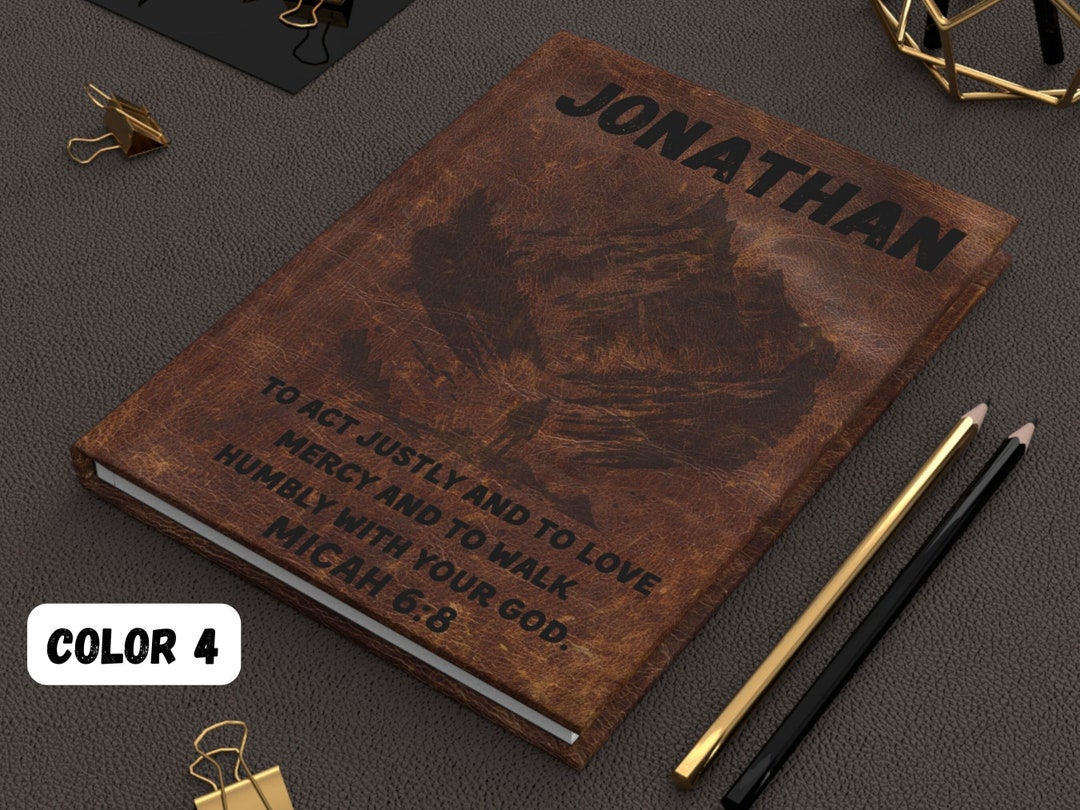 Personalized Christian Journal for Men Religious Notebook Bulk Journal ...