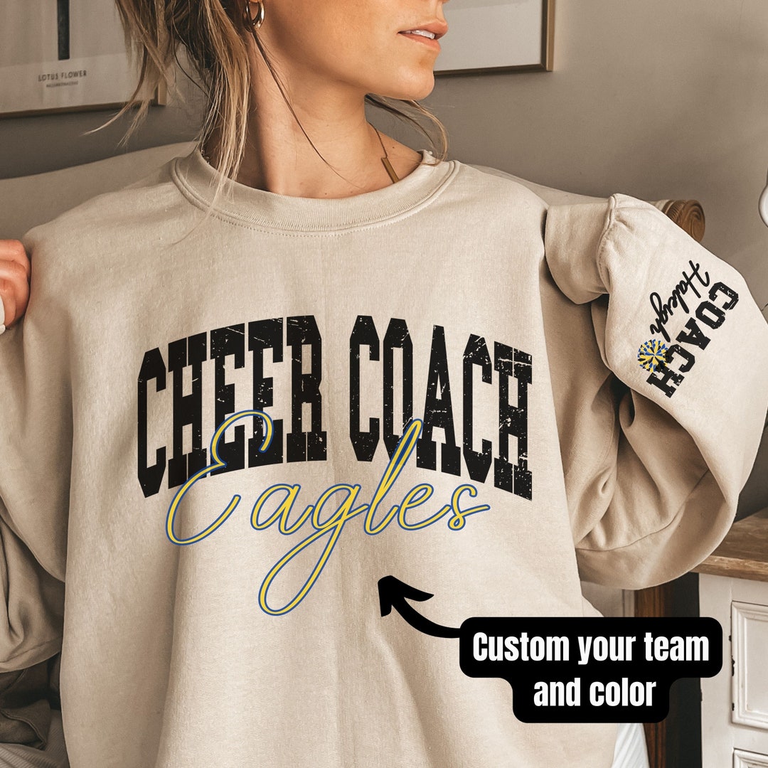 Cheer Coach Shirt Custom Cheerleading Gift for Coach Personalized ...