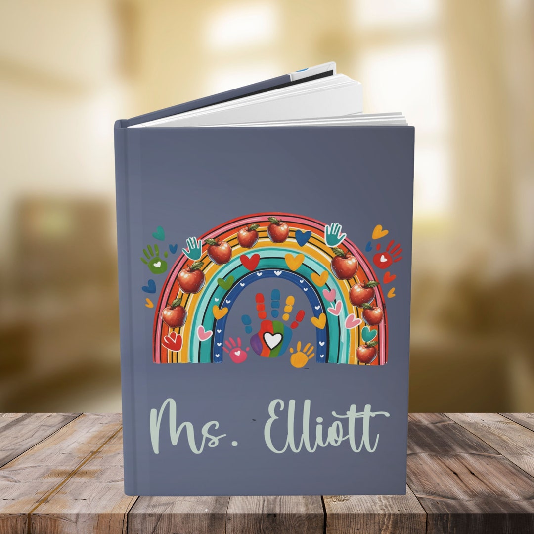 Personalized Teacher Notebook Custom Teacher Appreciation Gift for ...