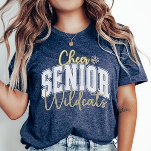 Custom Cheer Shirt for Senior Class of 2026 Senior Cheerleader T-shirt ...