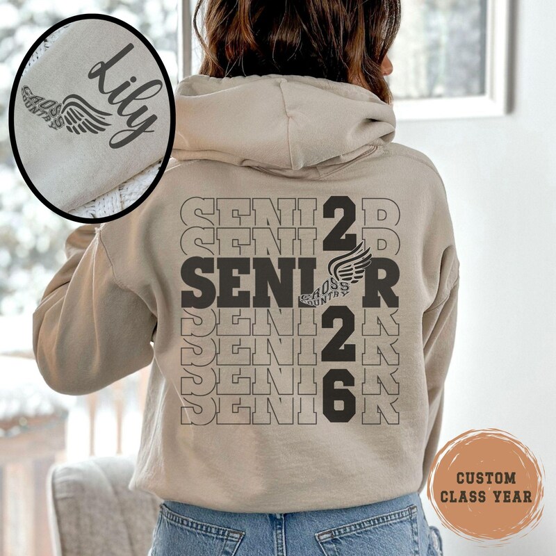 Cross Country Senior Hoodies - Etsy UK
