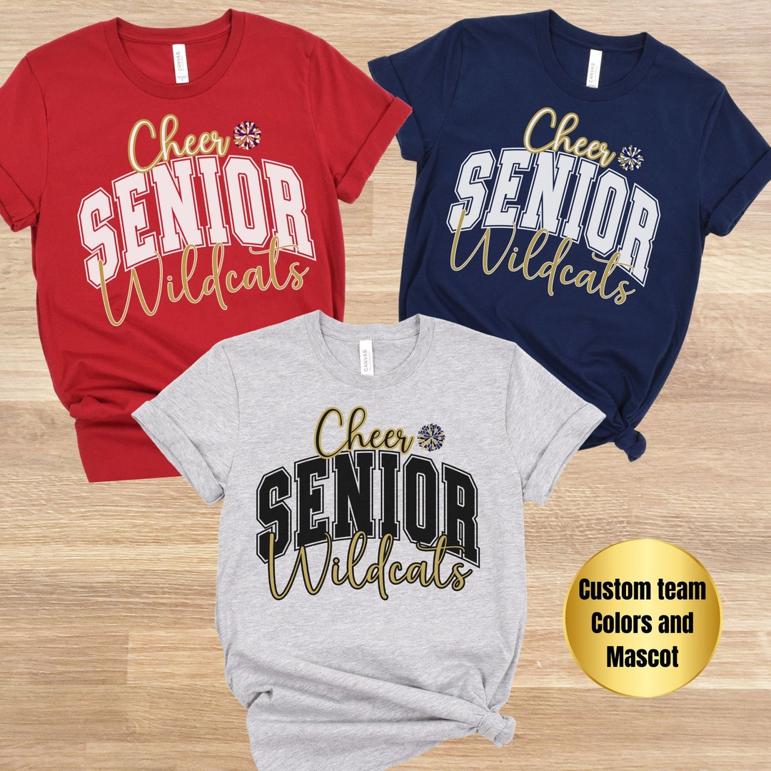 Custom Cheer Shirt for Senior Class of 2026 Senior Cheerleader T-shirt ...