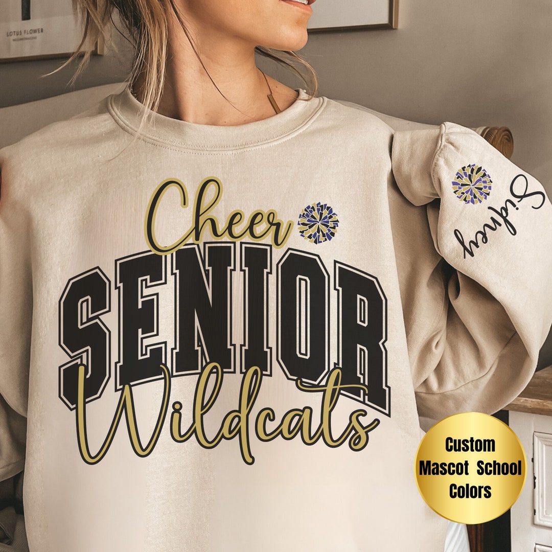 Custom Senior Cheer Sweatshirt, Class of 2026 Crewneck - Etsy
