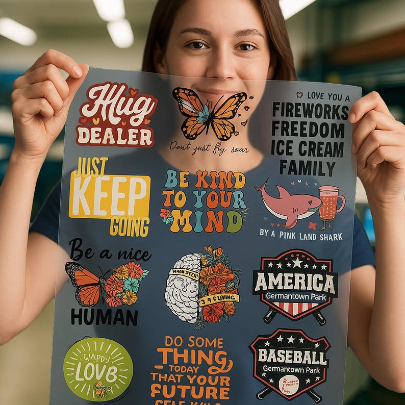 DTF Transfers, Gang Sheet: Direct to Film Printing, Heat Transfer, Iron ...