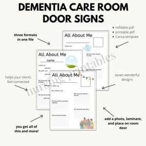 Dementia Care Room Door Signs - Dementia Care - Dementia in Care Homes ...