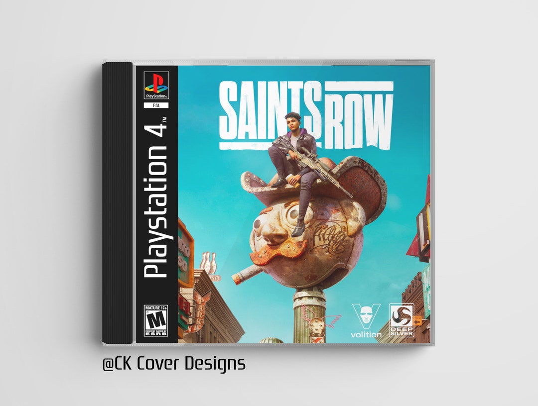 Saints Row (PS4) Custom PS1 Inspired Jewel Case - Etsy
