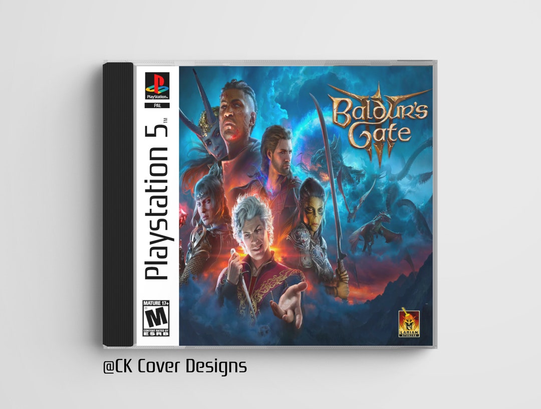 Baldur's Gate 3 (PS5) Custom PS1 Inspired Jewel Case - Etsy