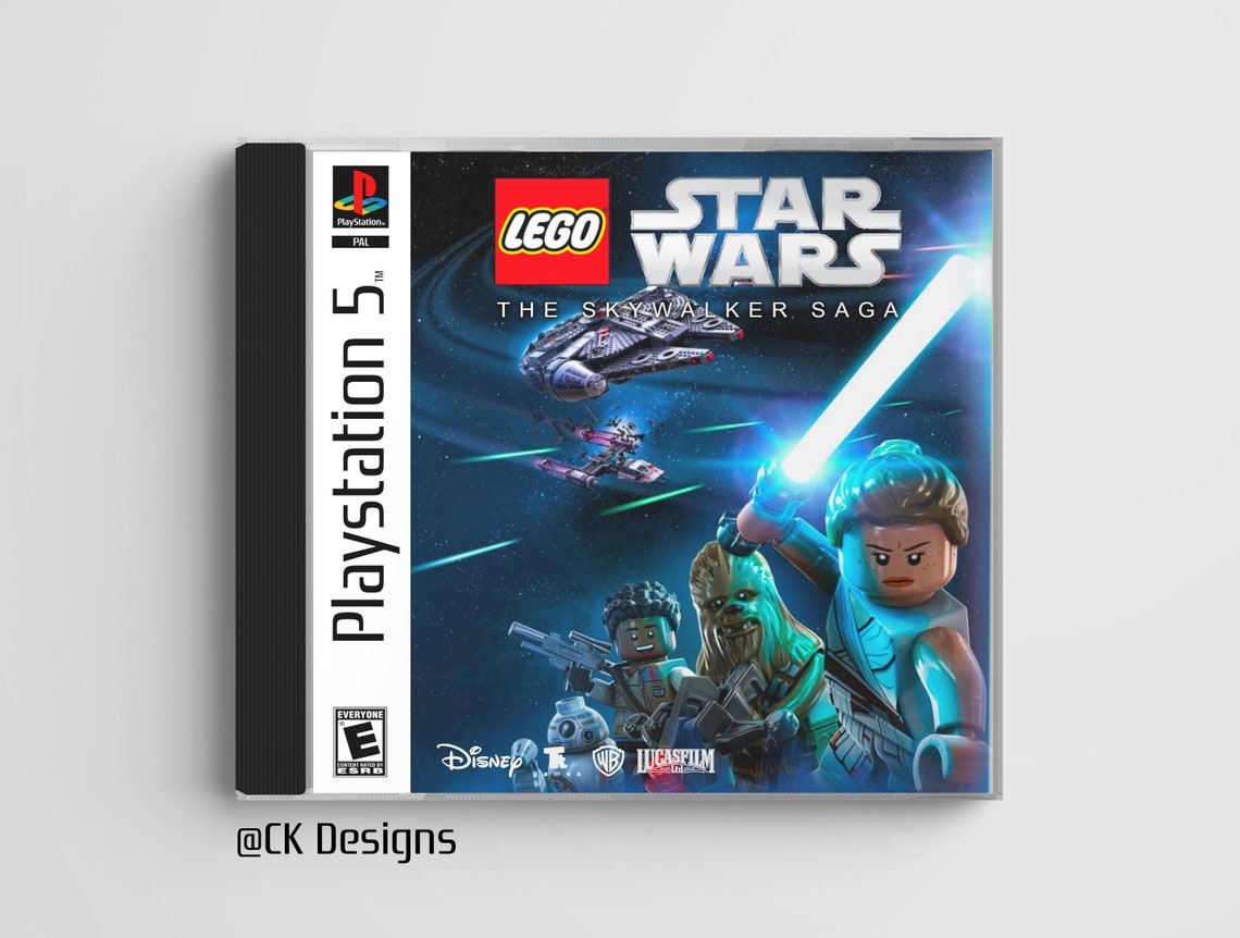 Lego Star Wars: the Skywalker Saga (PS5) Custom PS1 Inspired Jewel Case ...