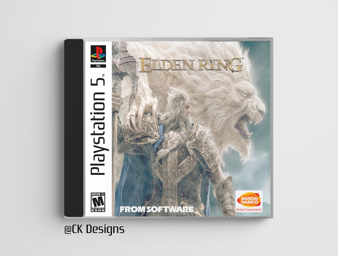 Elden Ring PS5 Custom PS1 Inspired Jewel Case - Etsy