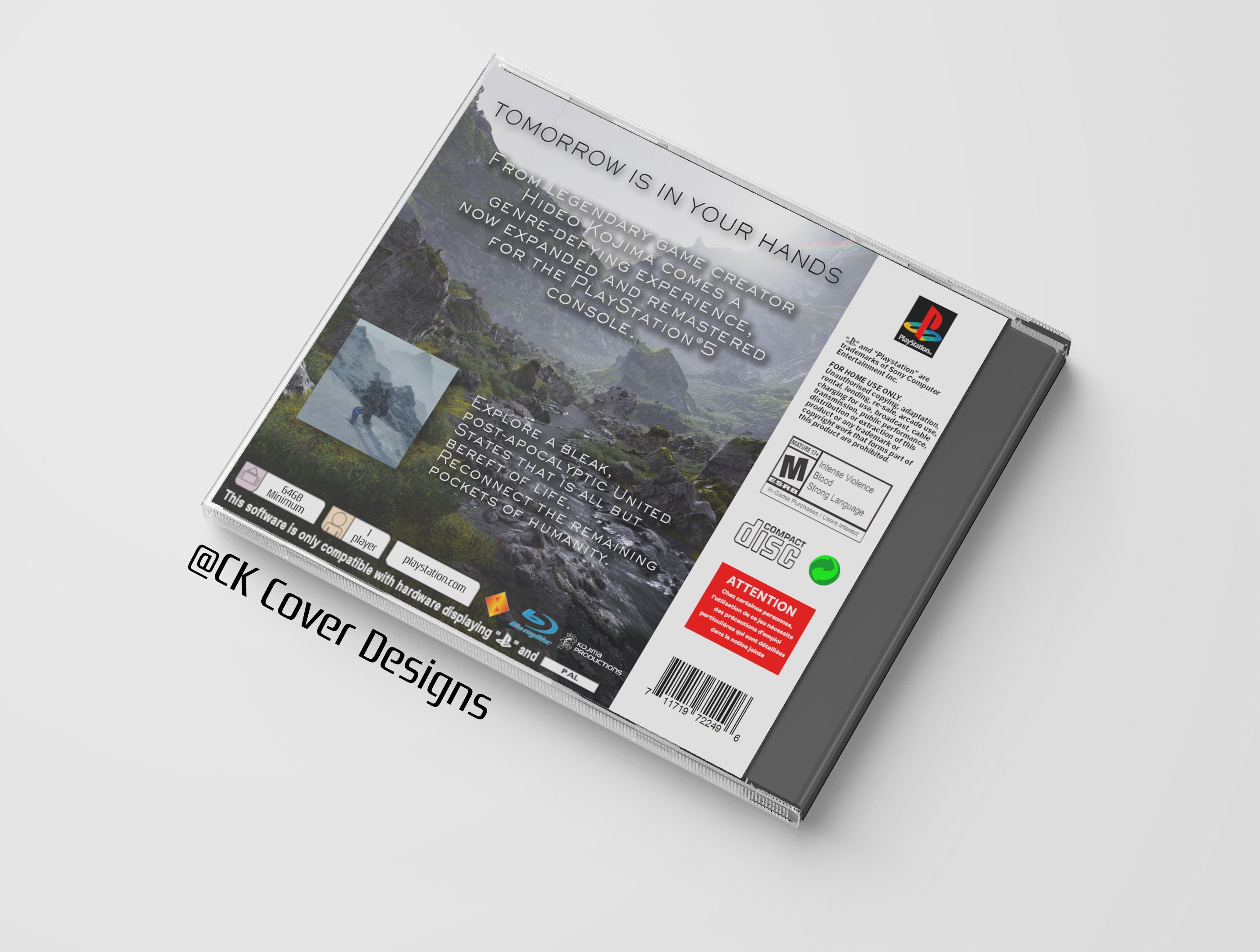 Death Stranding PS5 Custom PS1 Inspired Jewel Case - Etsy